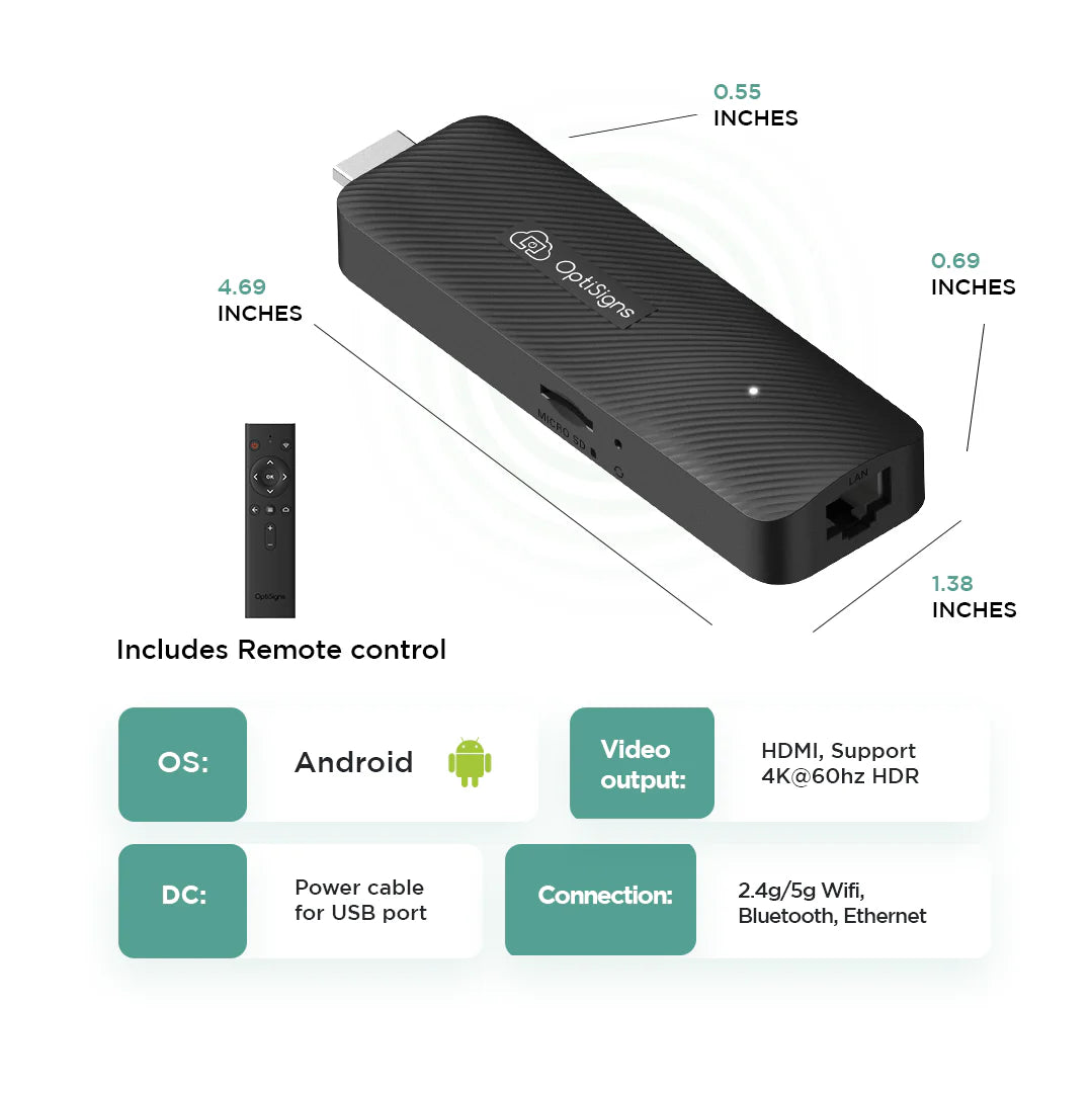 OptiSigns Android Digital Signage Player | Free Shipping Canada ...